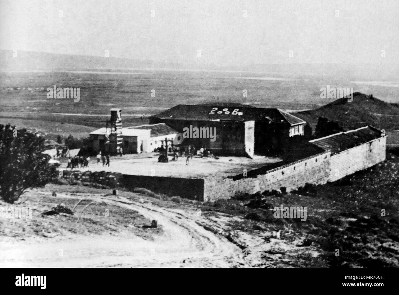 Tel Hai, a former Jewish settlement in northern Galilee, the site of an ...