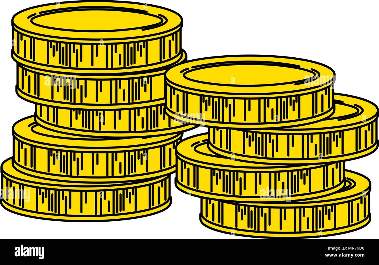 metal coins cash money economy Stock Vector Image & Art - Alamy