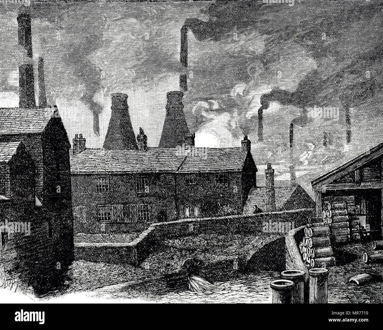 Industrial Revolution Chimneys High Resolution Stock Photography and ...