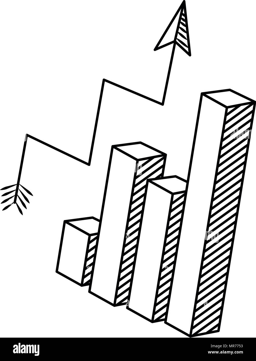 Stacked bar chart Black and White Stock Photos & Images - Alamy