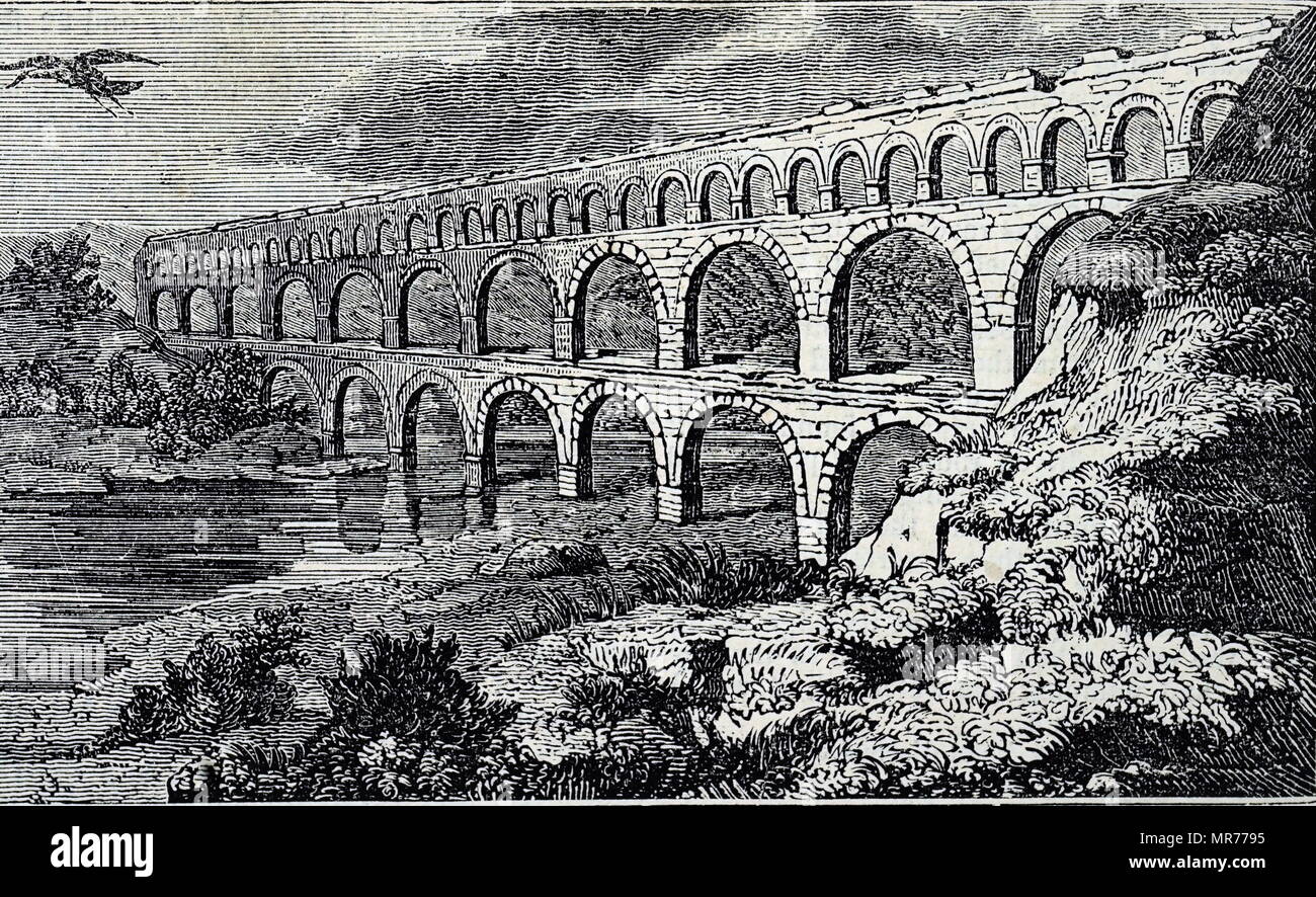 Inside Pont Du Gard Aqueduct