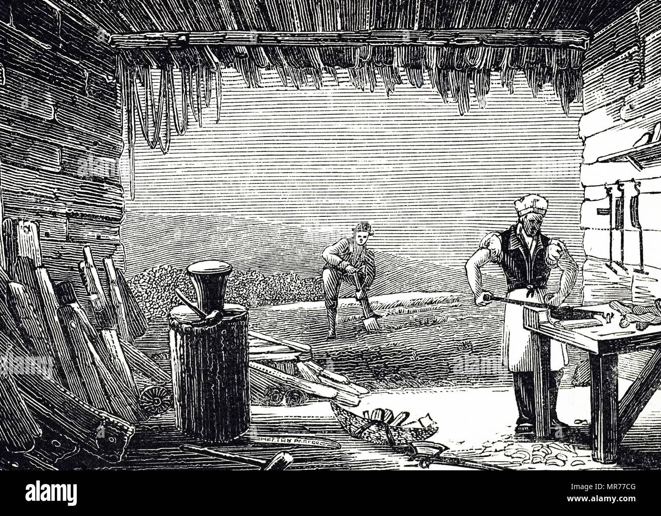 Shoemaker 19th century hi-res stock photography and images - Alamy