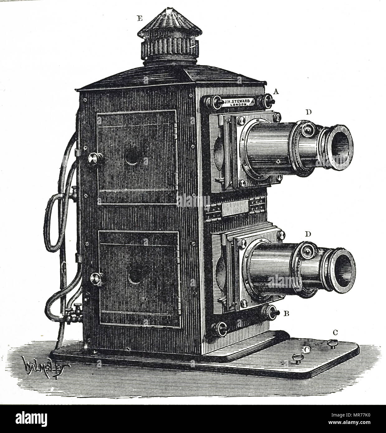 Magic lantern 19th century hi-res stock photography and images - Alamy