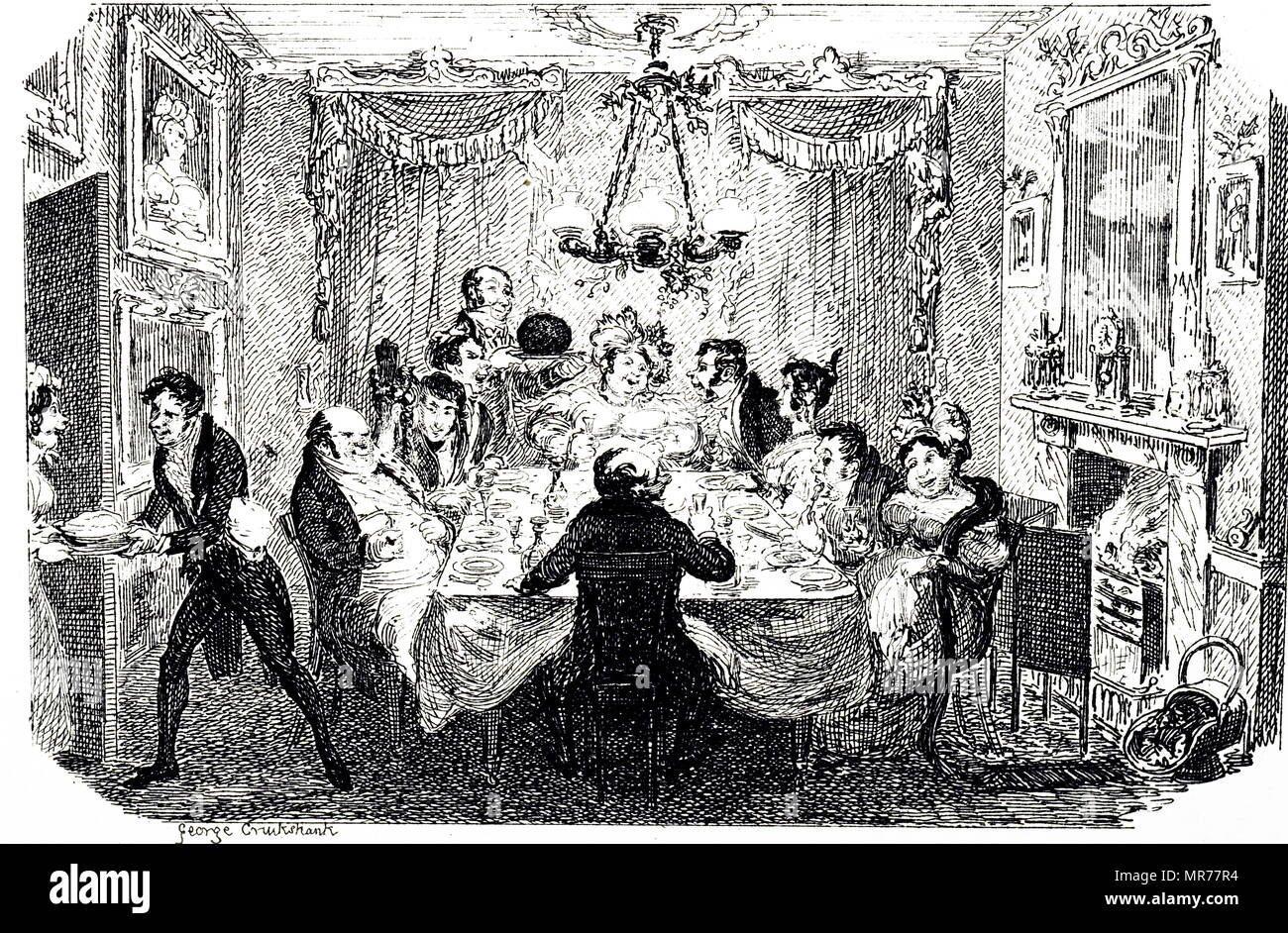 Cruikshank cartoon hi-res stock photography and images - Alamy