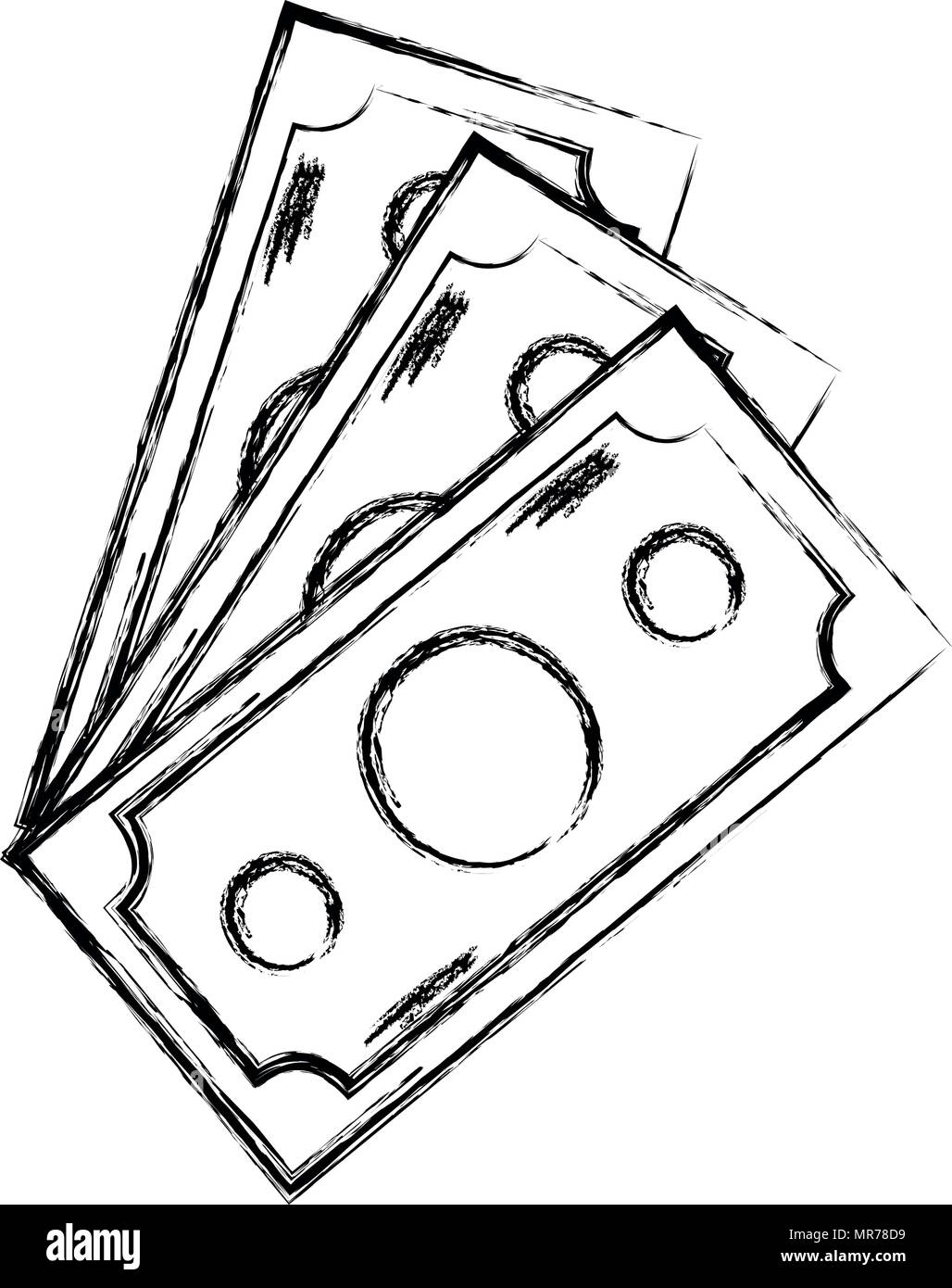 grunge economy bills cash money finance Stock Vector Image & Art - Alamy