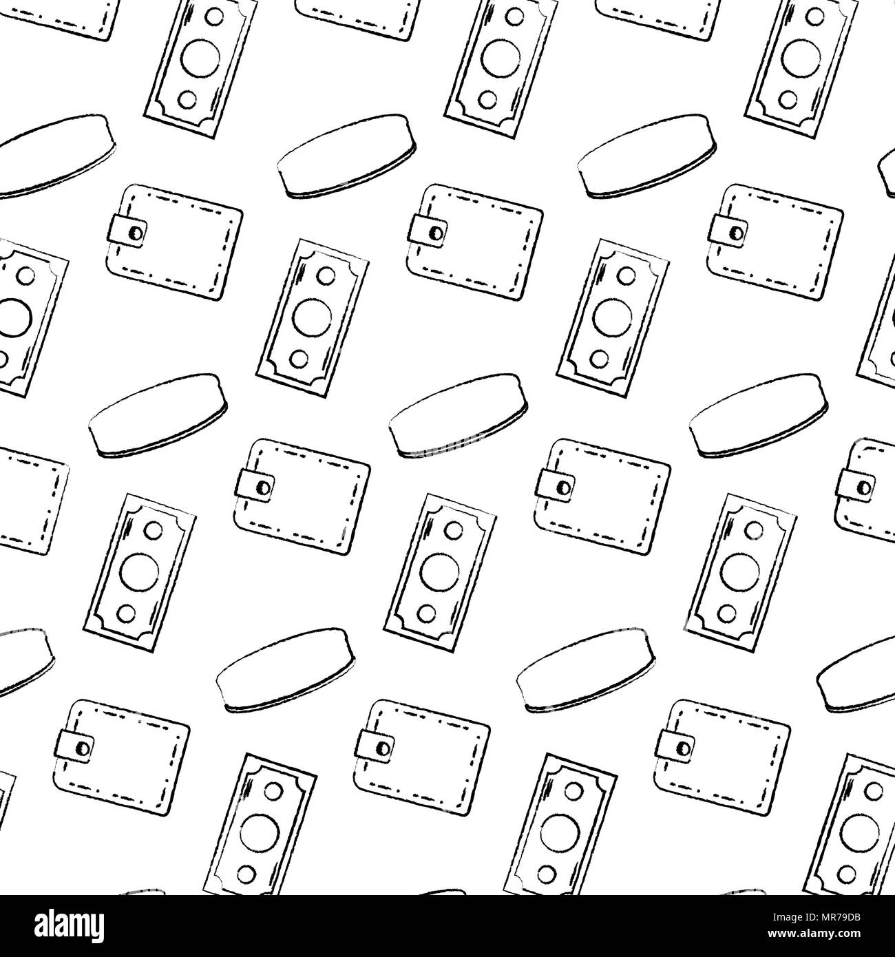 grunge business cash money economy background Stock Vector Image & Art ...