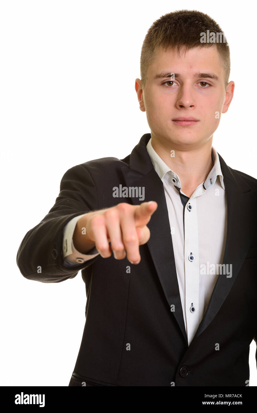 Man pointing camera close hi-res stock photography and images - Alamy