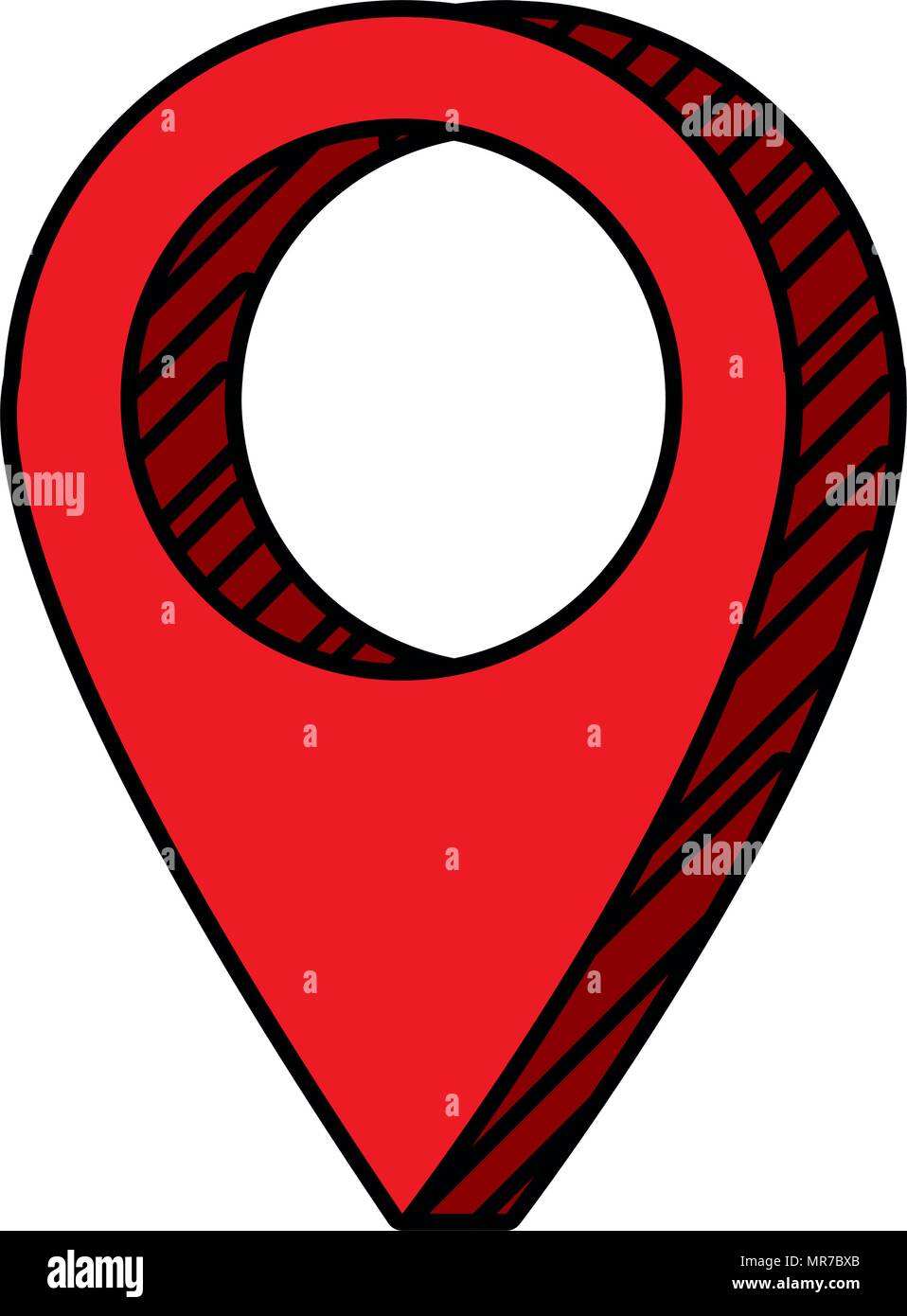 location map symbol to graphic direction Stock Vector Image & Art - Alamy