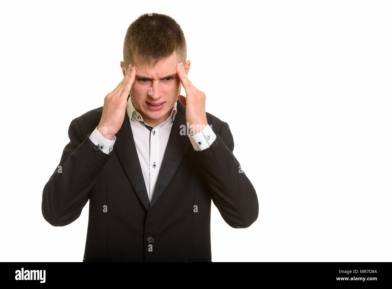 Businessman isolated stress hi-res stock photography and images - Alamy