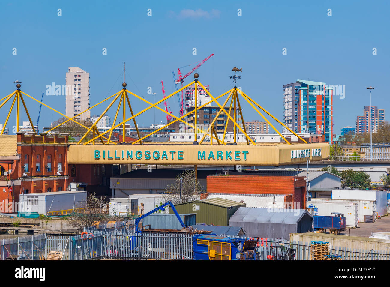 LONDON, UNITED KINGDOM - APRIL 20: This is a view of Billingsgate ...