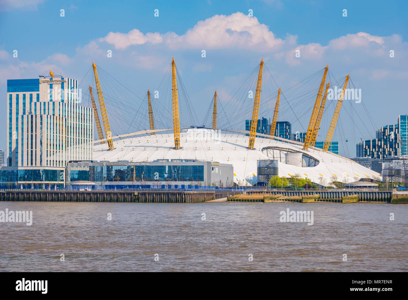 LONDON, UNITED KINGDOM - APRIL 20: View of the o2 Arena, a famous ...