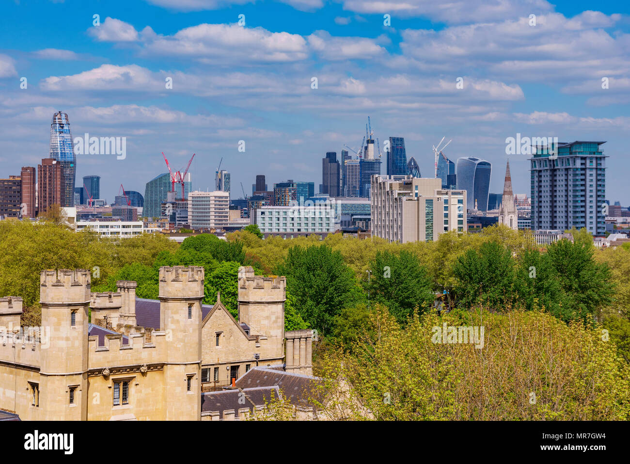 LONDON, UNITED KINGDOM - MAY 04: View of Lambeth Palace architecture ...
