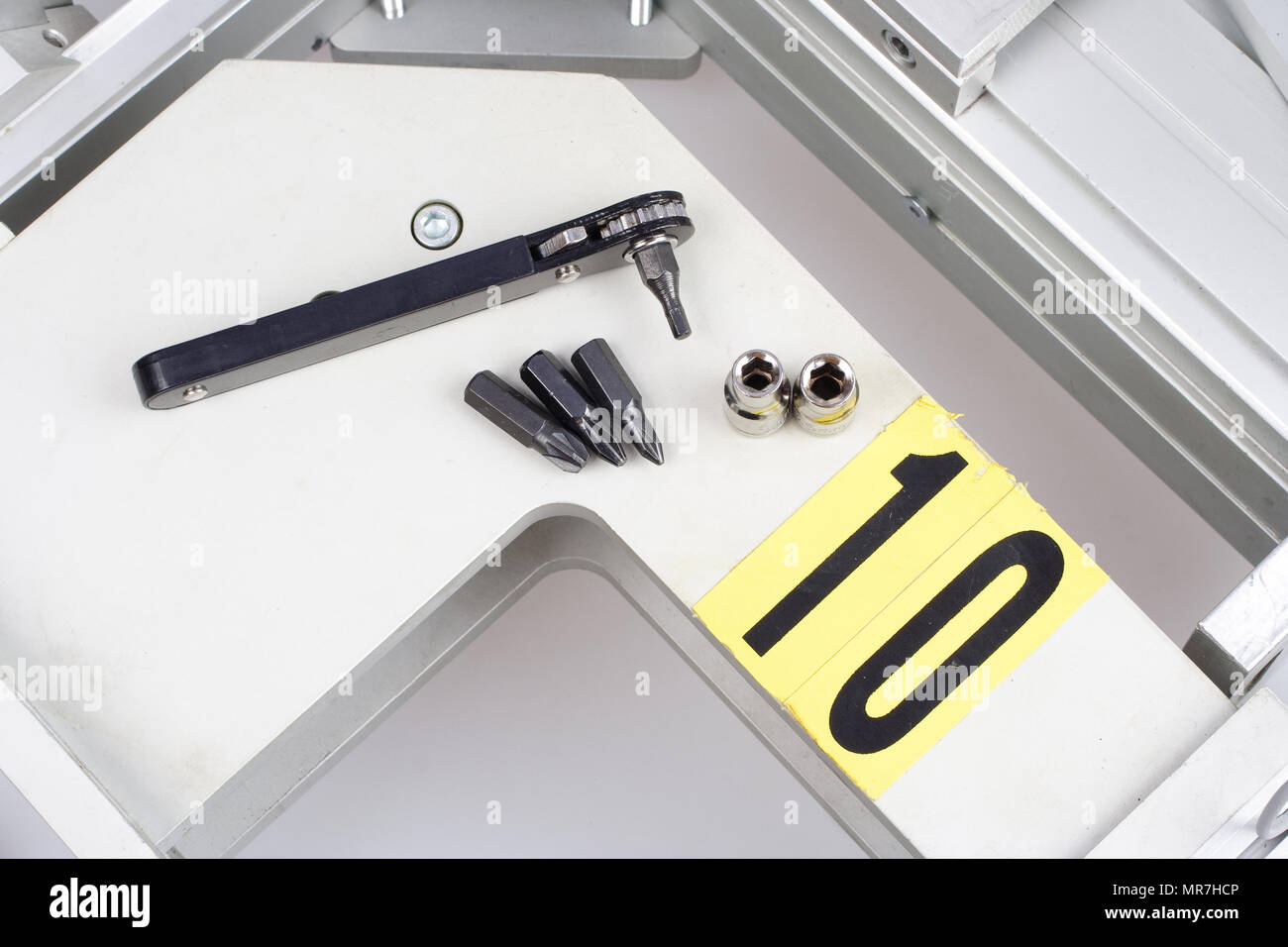Industry concept - equipment repair Stock Photo - Alamy