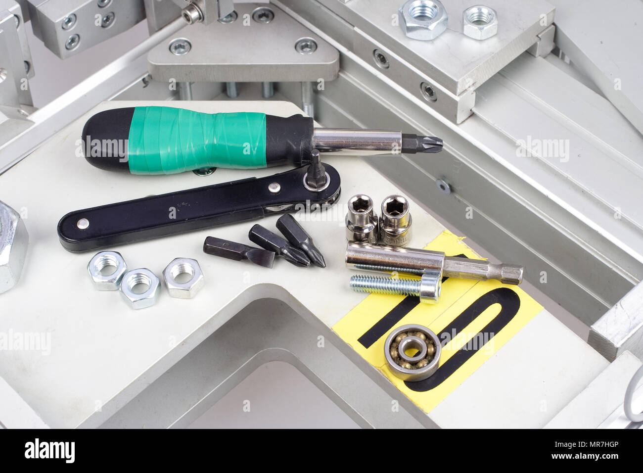 Industry concept - equipment repair Stock Photo - Alamy