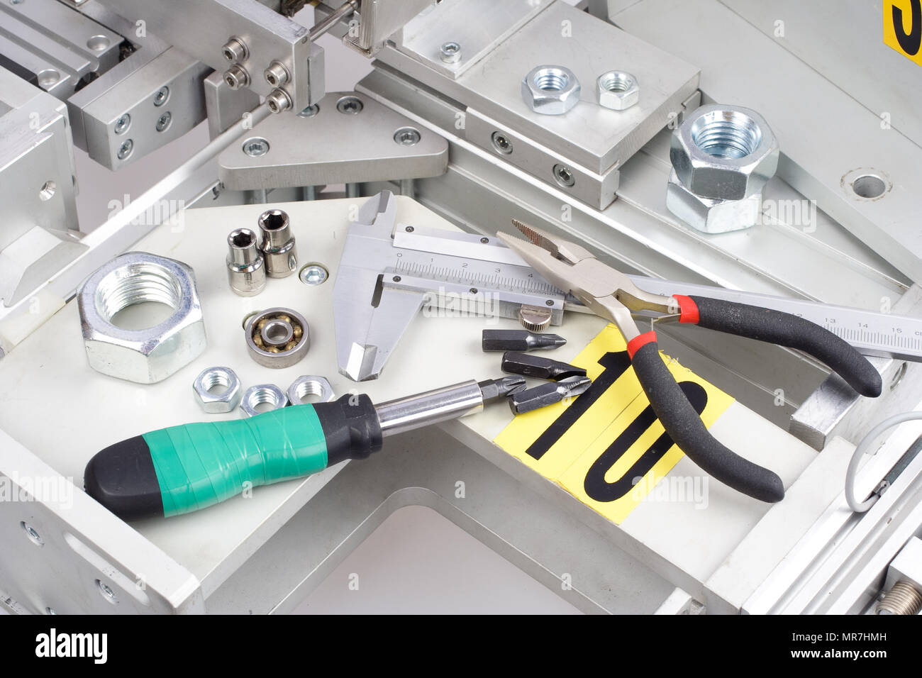 Industry concept - equipment repair Stock Photo - Alamy