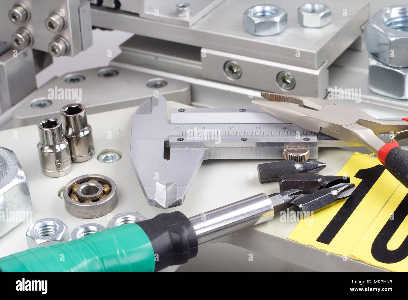 Industry concept - equipment repair Stock Photo - Alamy