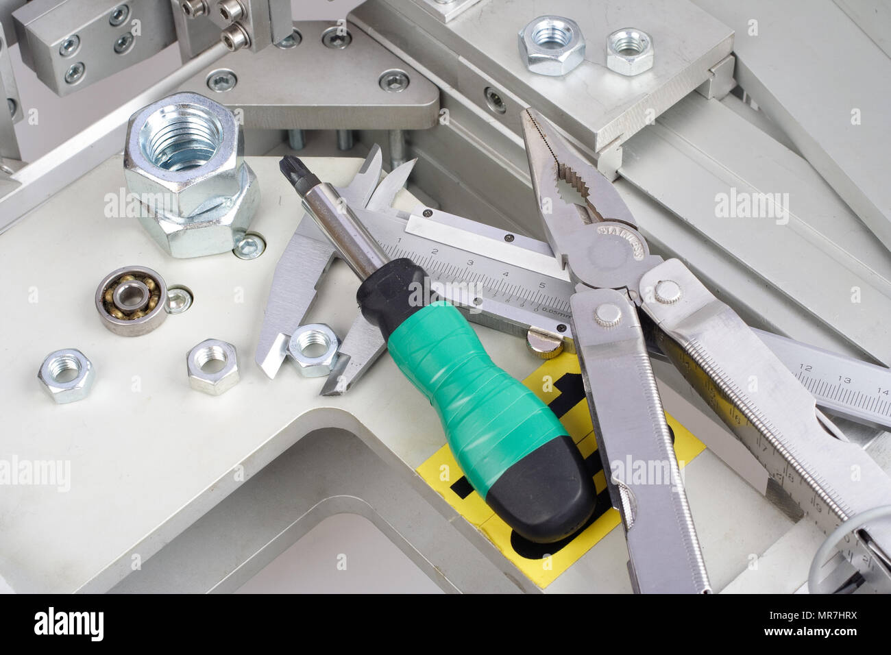 Industry concept - equipment repair Stock Photo - Alamy