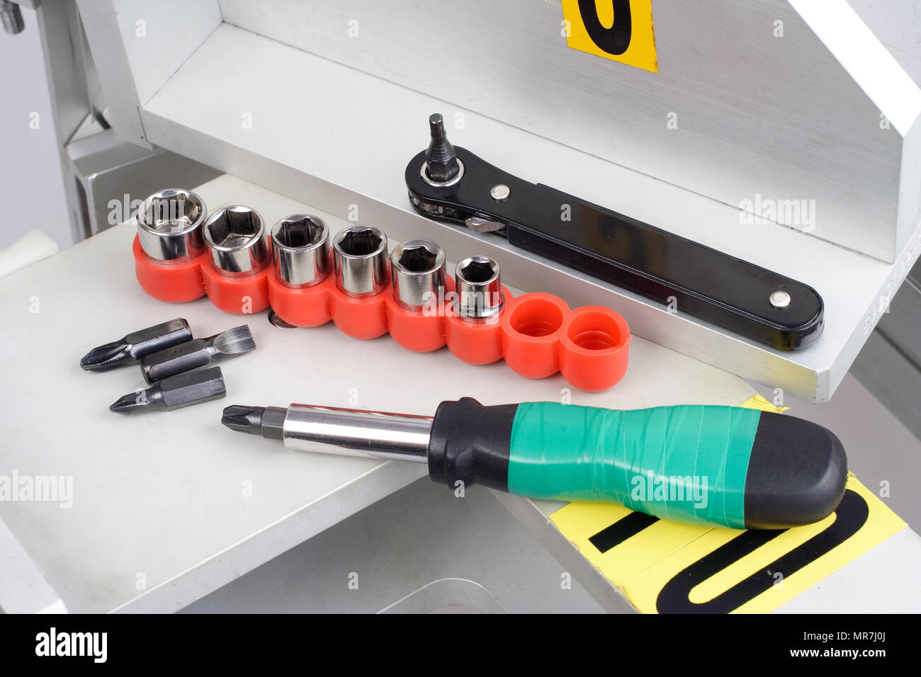 Industry concept - equipment repair Stock Photo - Alamy