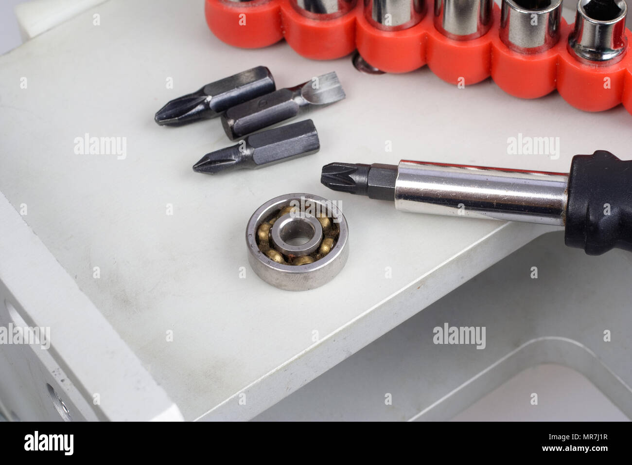 Industry concept - equipment repair Stock Photo - Alamy