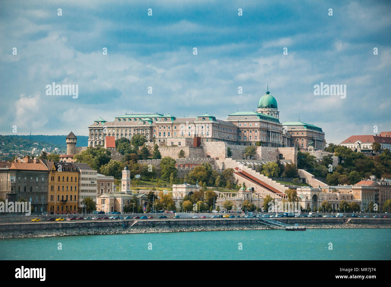 The Buda Castle. Budapest, Hungary. old royal castle Stock Photo - Alamy