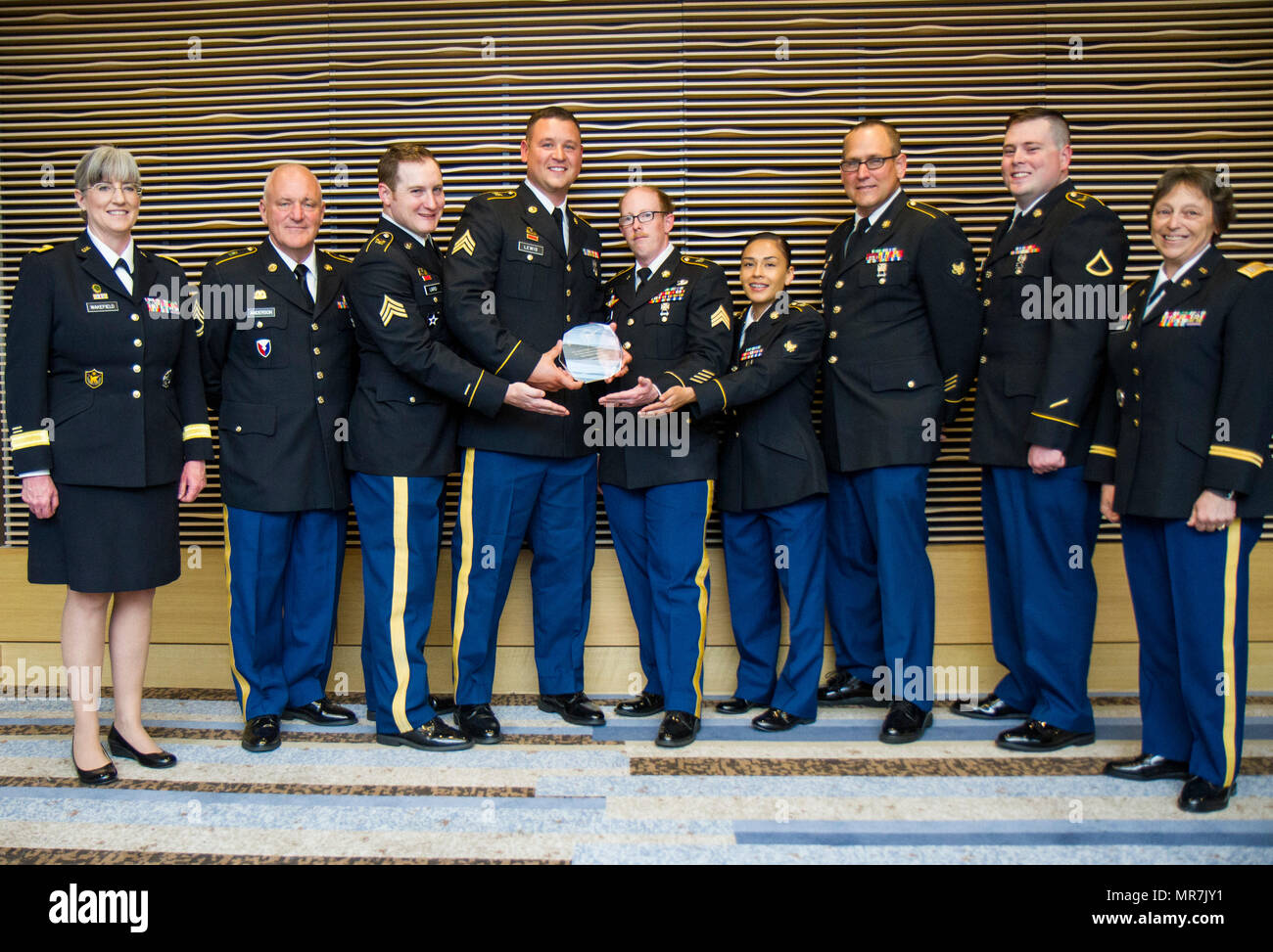 Brig. Gen. Kelly Wakefield (far left), U.S. Army Reserve deputy ...