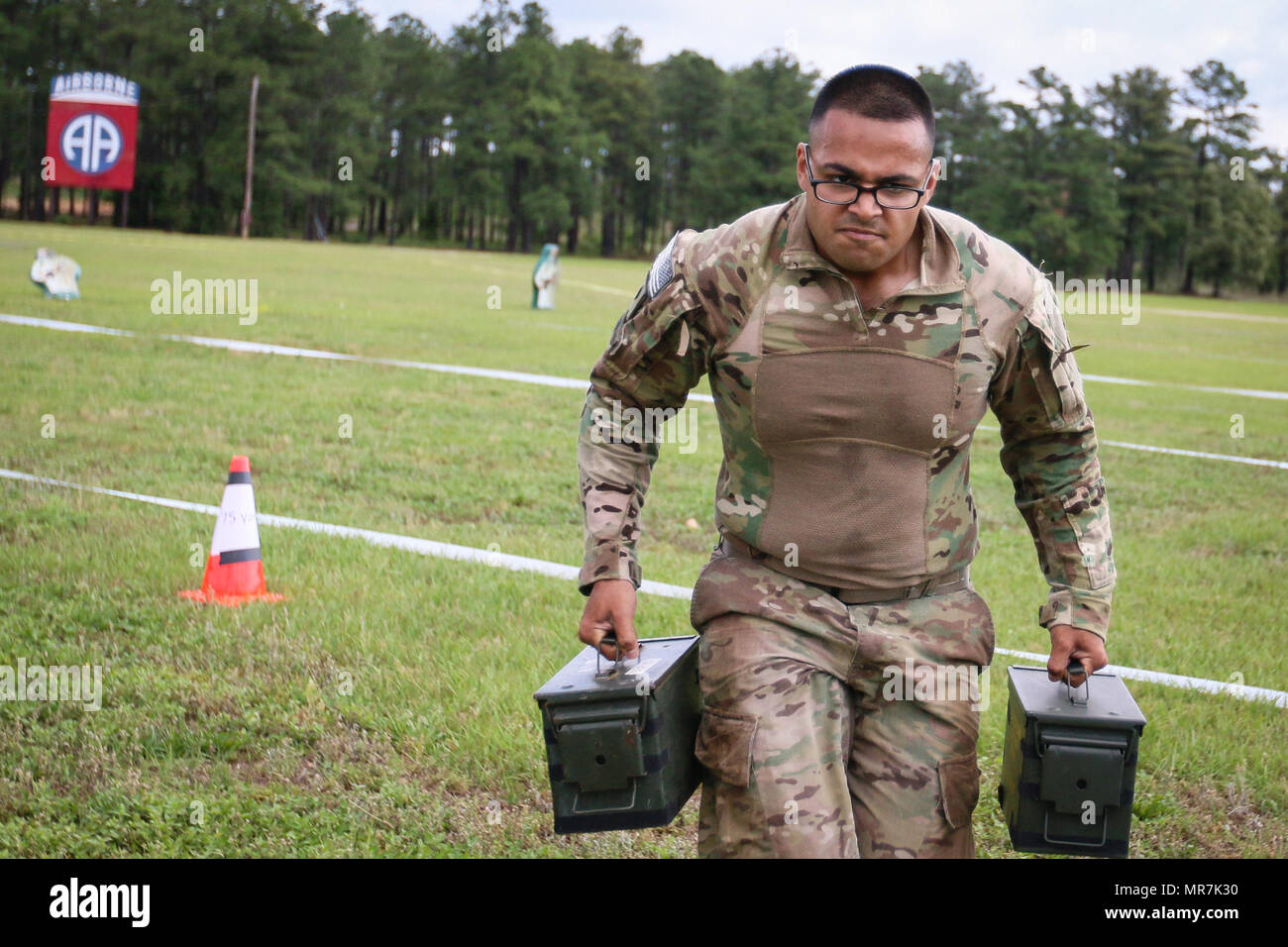Spc. Sujay Pillai, a Paratrooper assigned to Alpha Company, 2nd ...