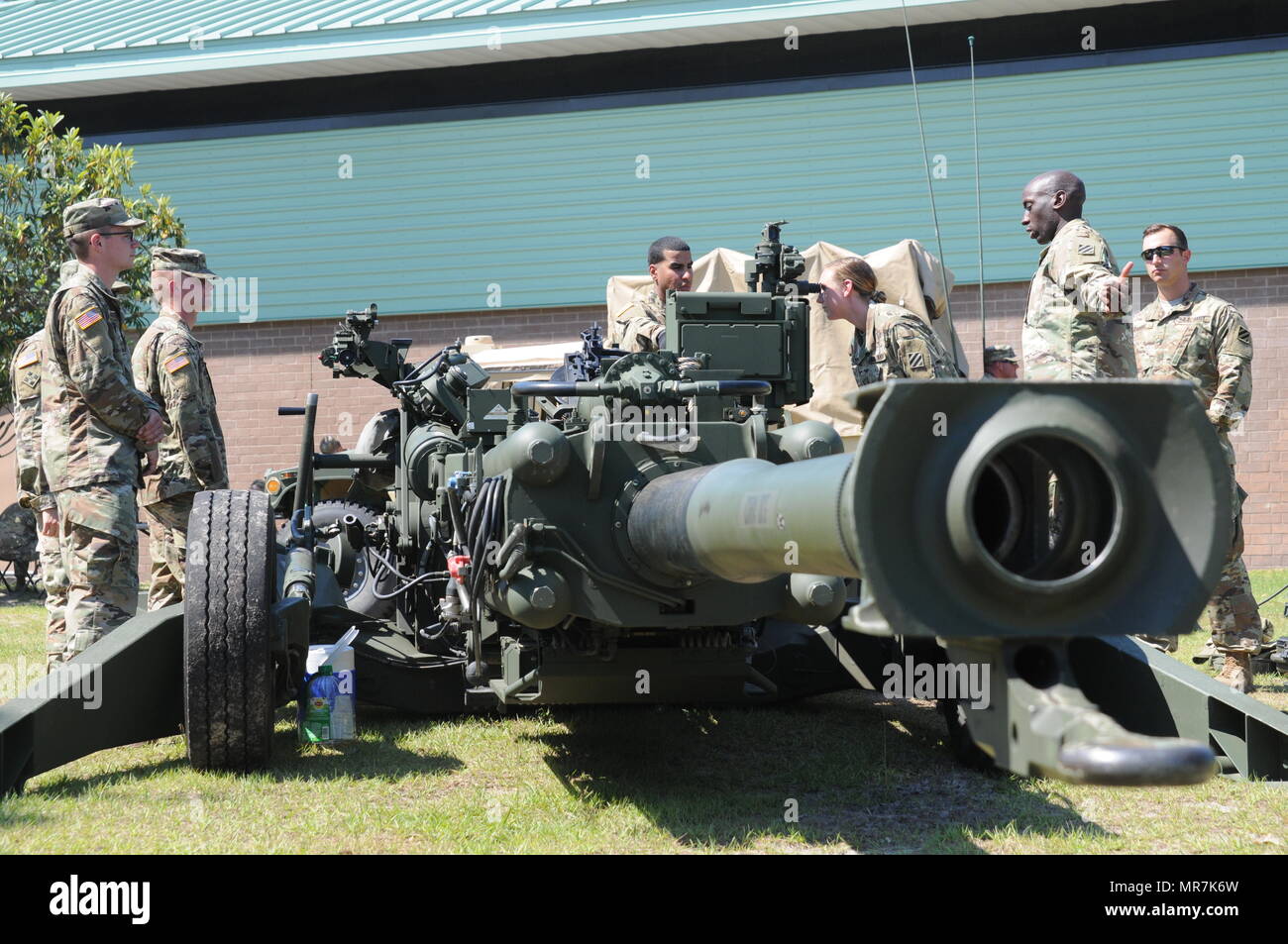 Staff Sgt. Jerome P. Carmon, a gunnery sergeant from Charlie Battery ...