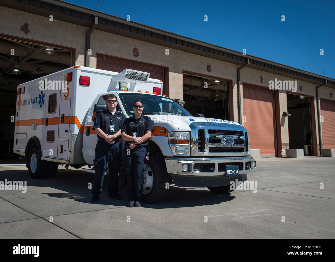 Arin Meyer, a 49th Medical Operations Squadron emergency medical ...