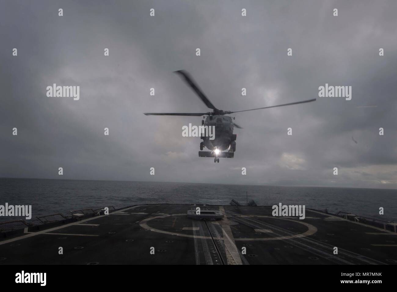 170519-N-HV059-048 NORWEGIAN SEA (May 19, 2017) An MH-60R Sea Hawk ...