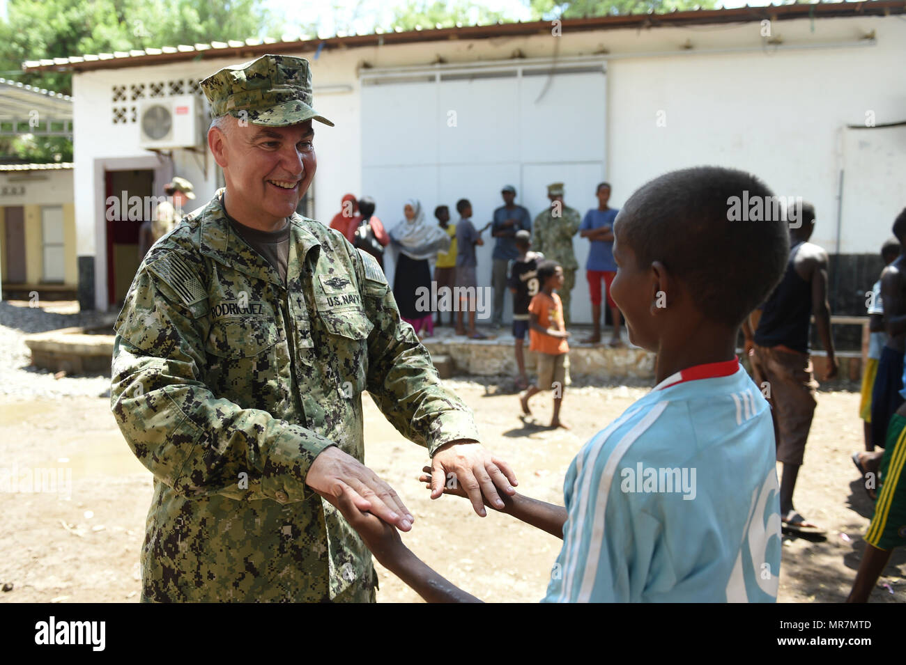 U.S. Navy Capt. David Rodriguez, Combined Joint Task Force- Horn of ...