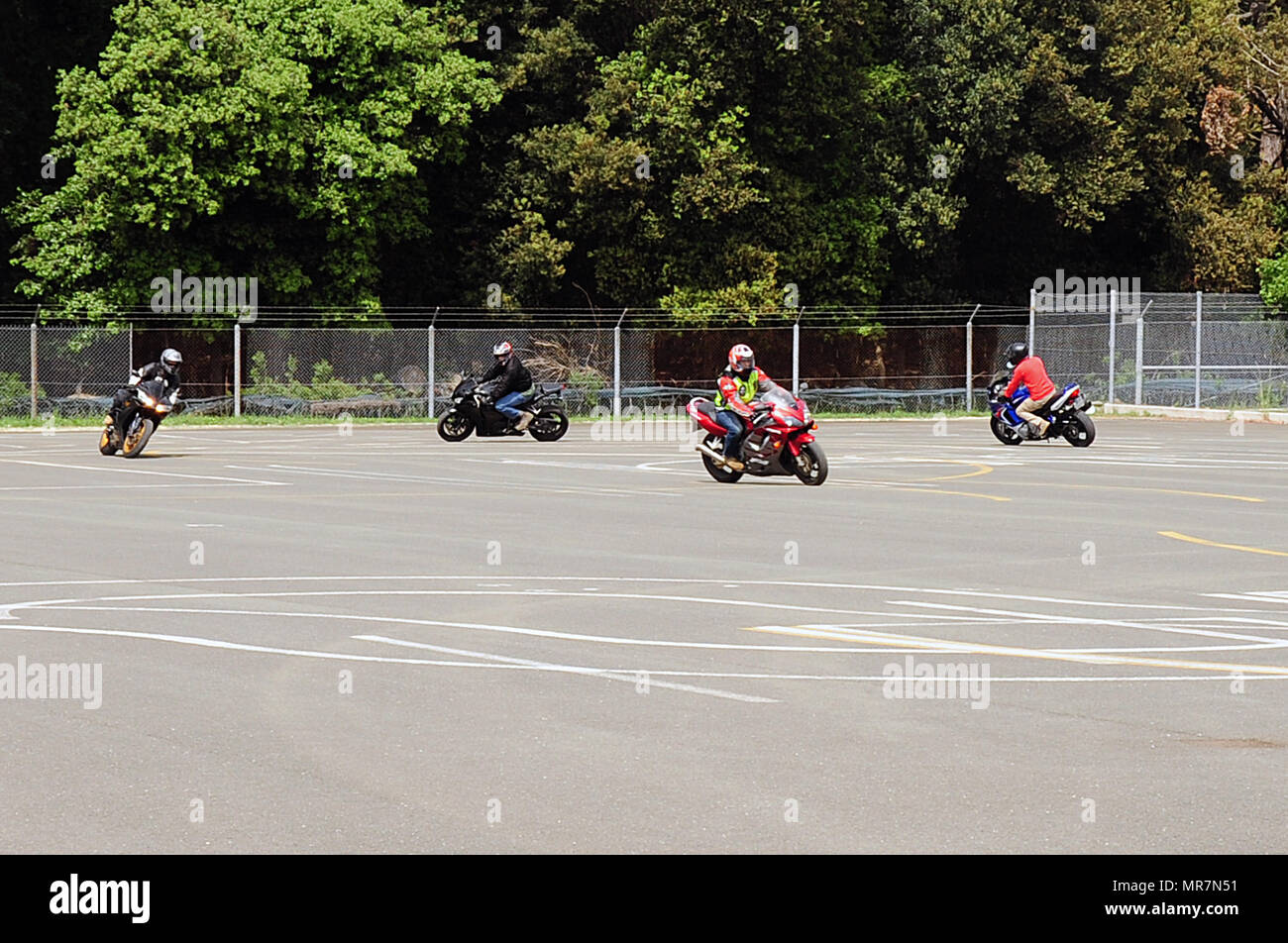 Motorcycle riders drive test during the Motorcycle Mentorship Program ...