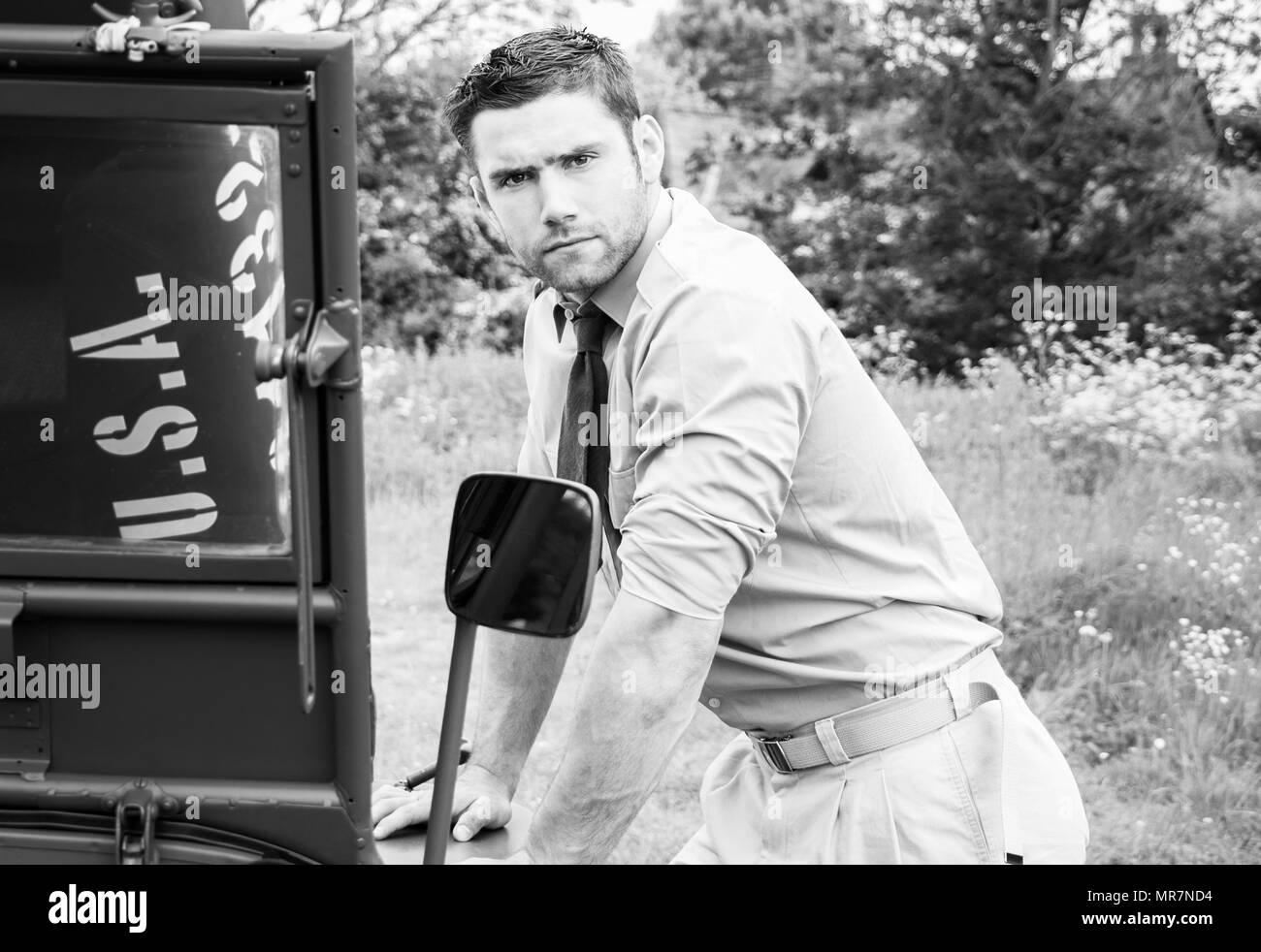 Vintage good looking, attractive man, American Soldier, SGT in world ...