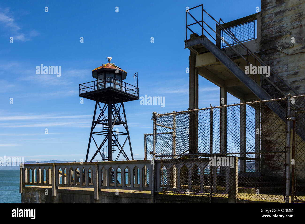 Prison Guard Tower With Rifles