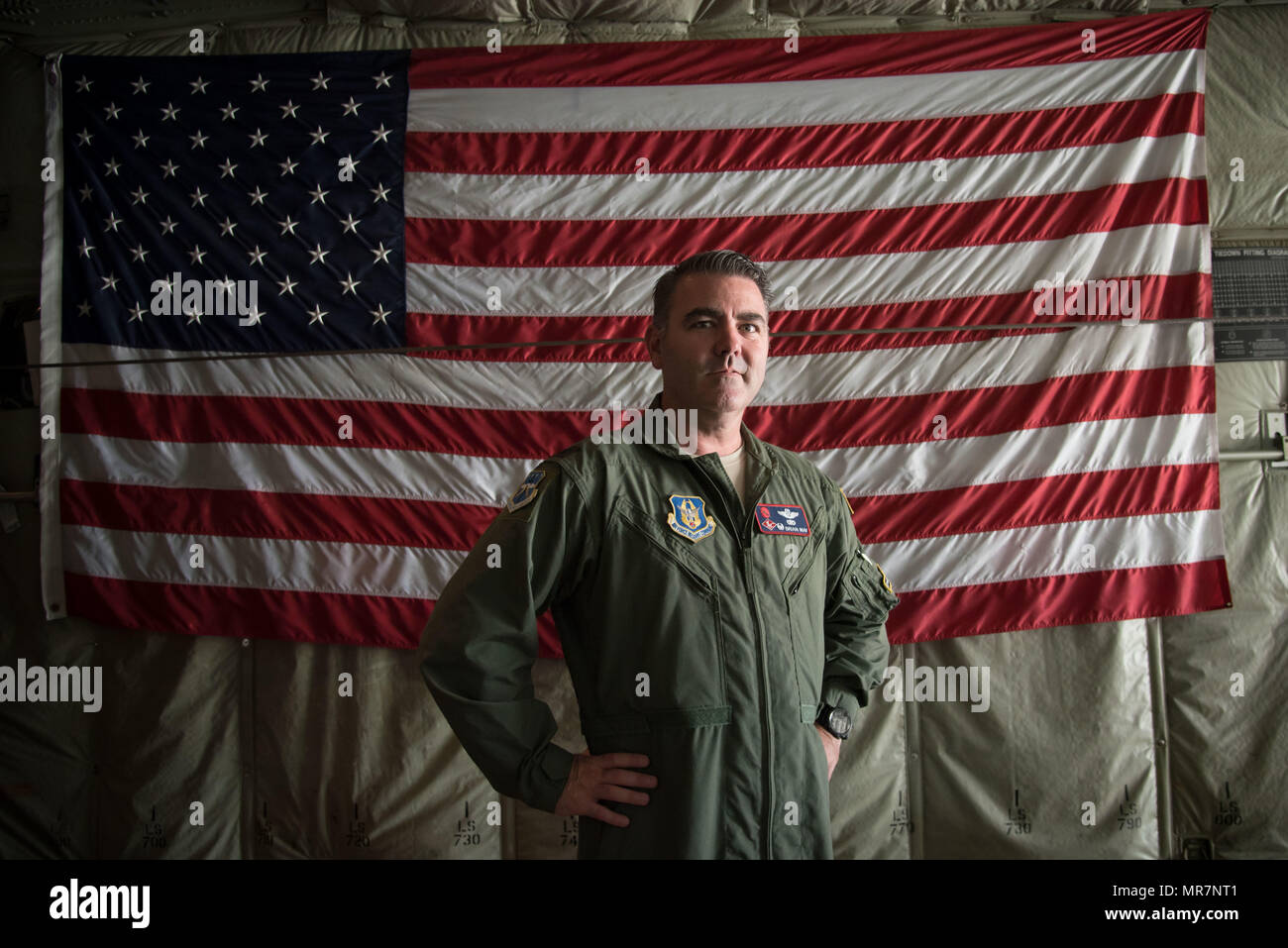 Col. Brian May, 403rd Operations Group commander, poses for a photo on ...