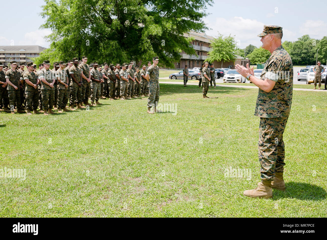 U.S. Navy Capt. Brian Tolbert, commanding officer, 2nd Medical ...