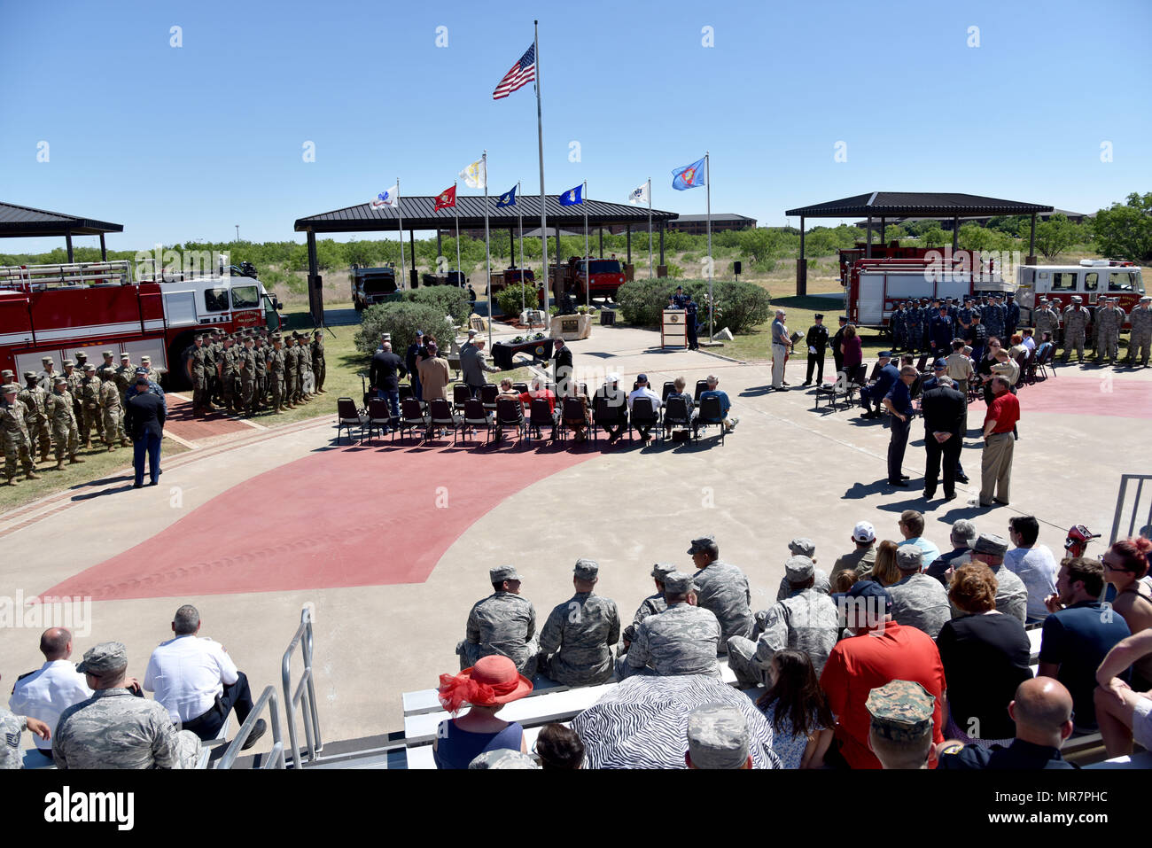 The 312th Training Squadron finalizes preparations for the memorial ...