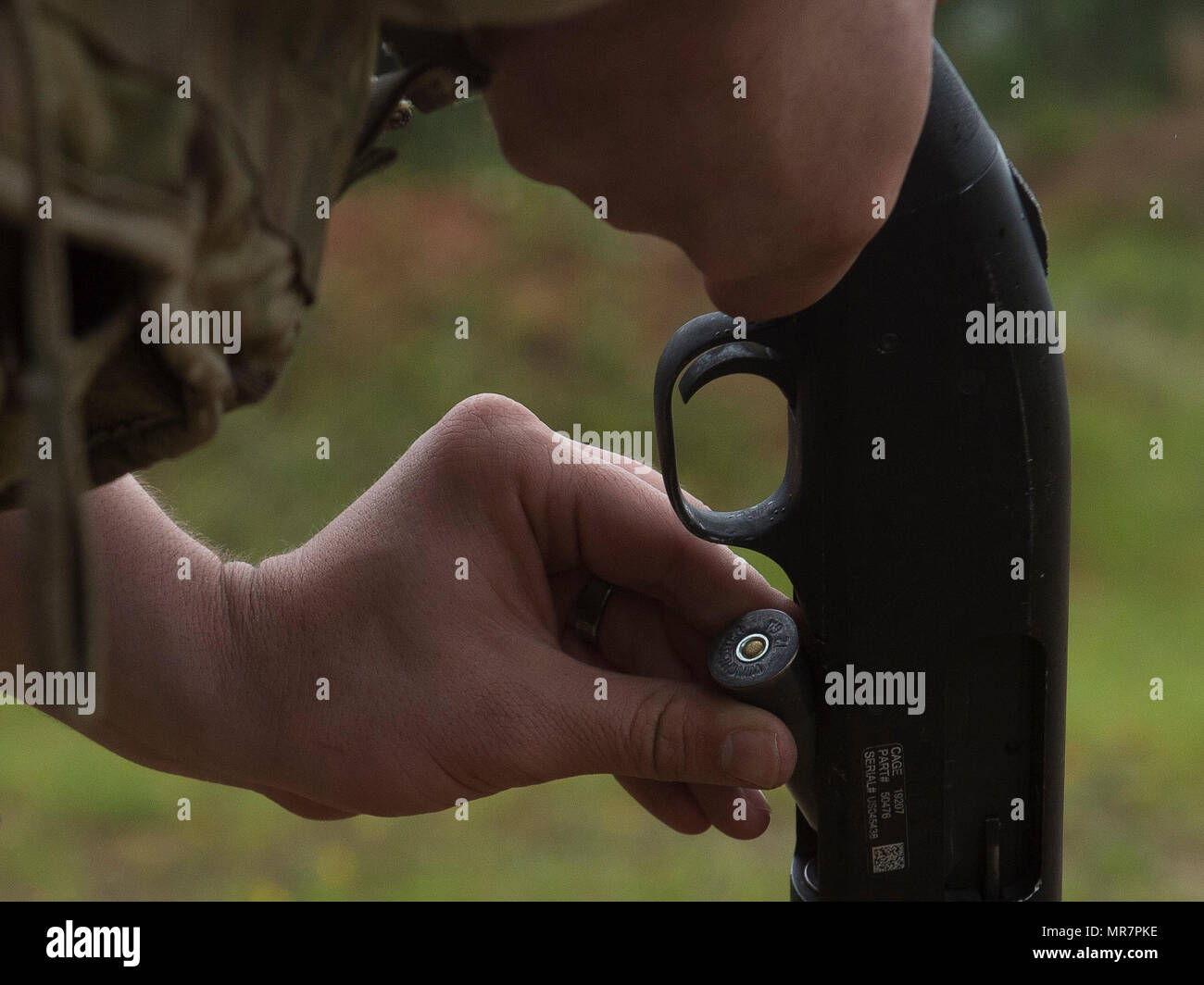 U.S. Army Spc. William Peele, a Paratrooper assigned to the 82nd ...
