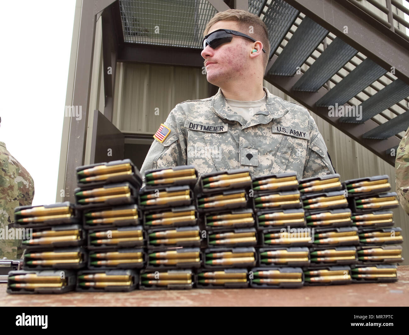 Alaska Army National Guard Spc. Colson Dittmeier, an infantry scout ...