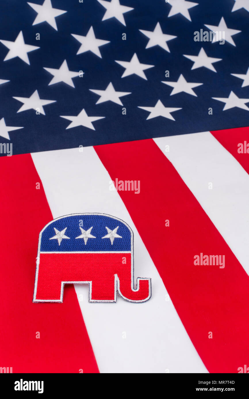 Gop party jacket patch hi-res stock photography and images - Alamy