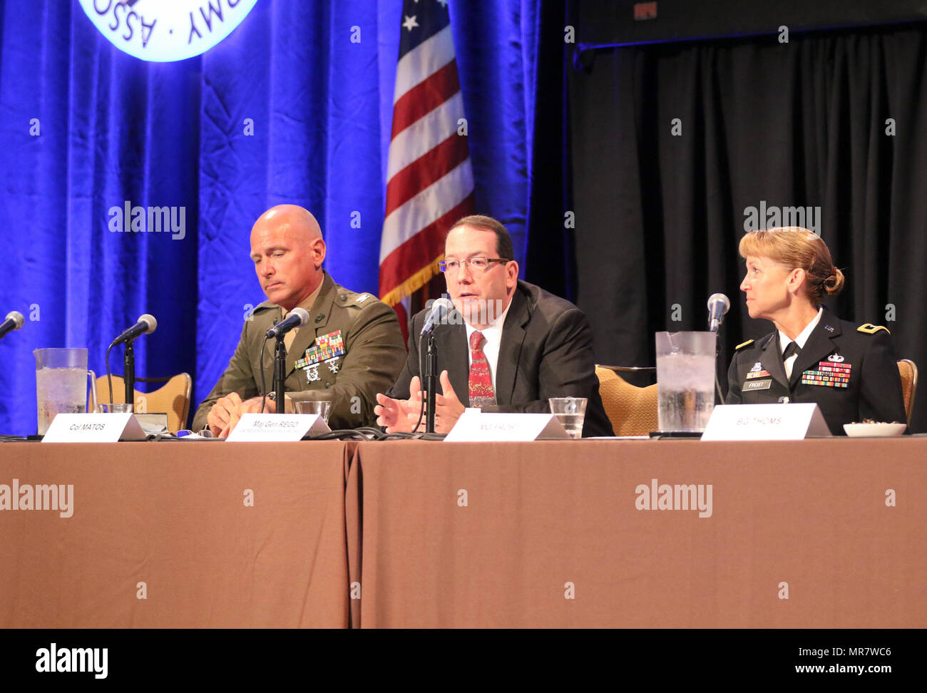 Air Force General (R) Robert D. Rego, mobilization assistant to the ...