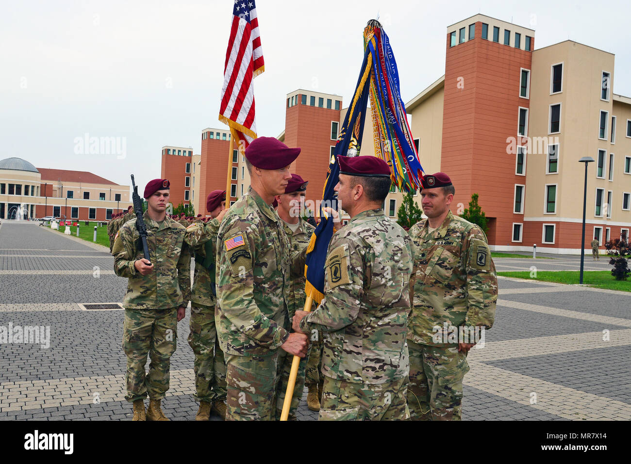 Lt. Col. Jim D. Keirsey (left), incoming commander of 2nd Battalion ...