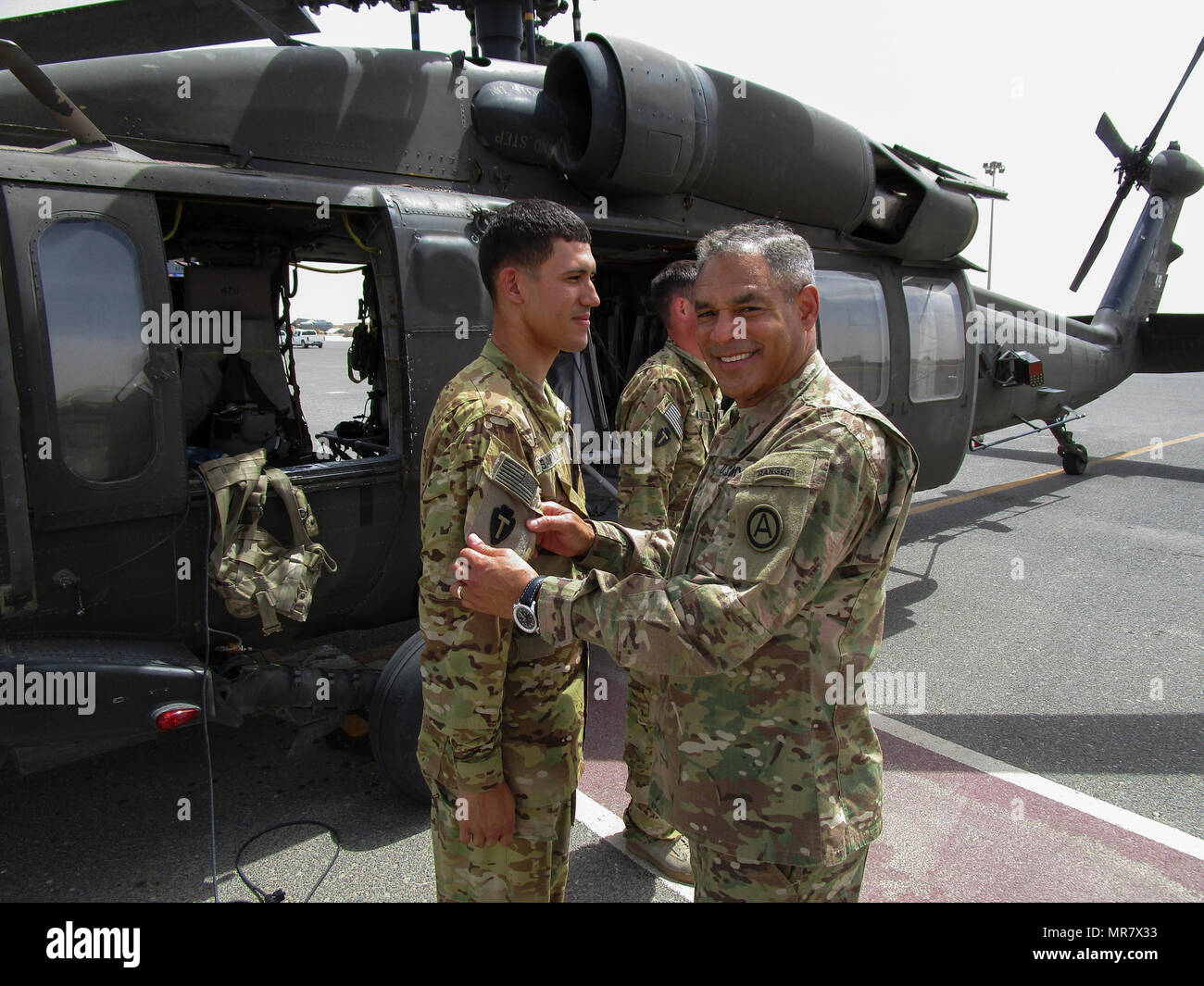 Uh 60 blackhawk helicopter crew chief hi-res stock photography and ...