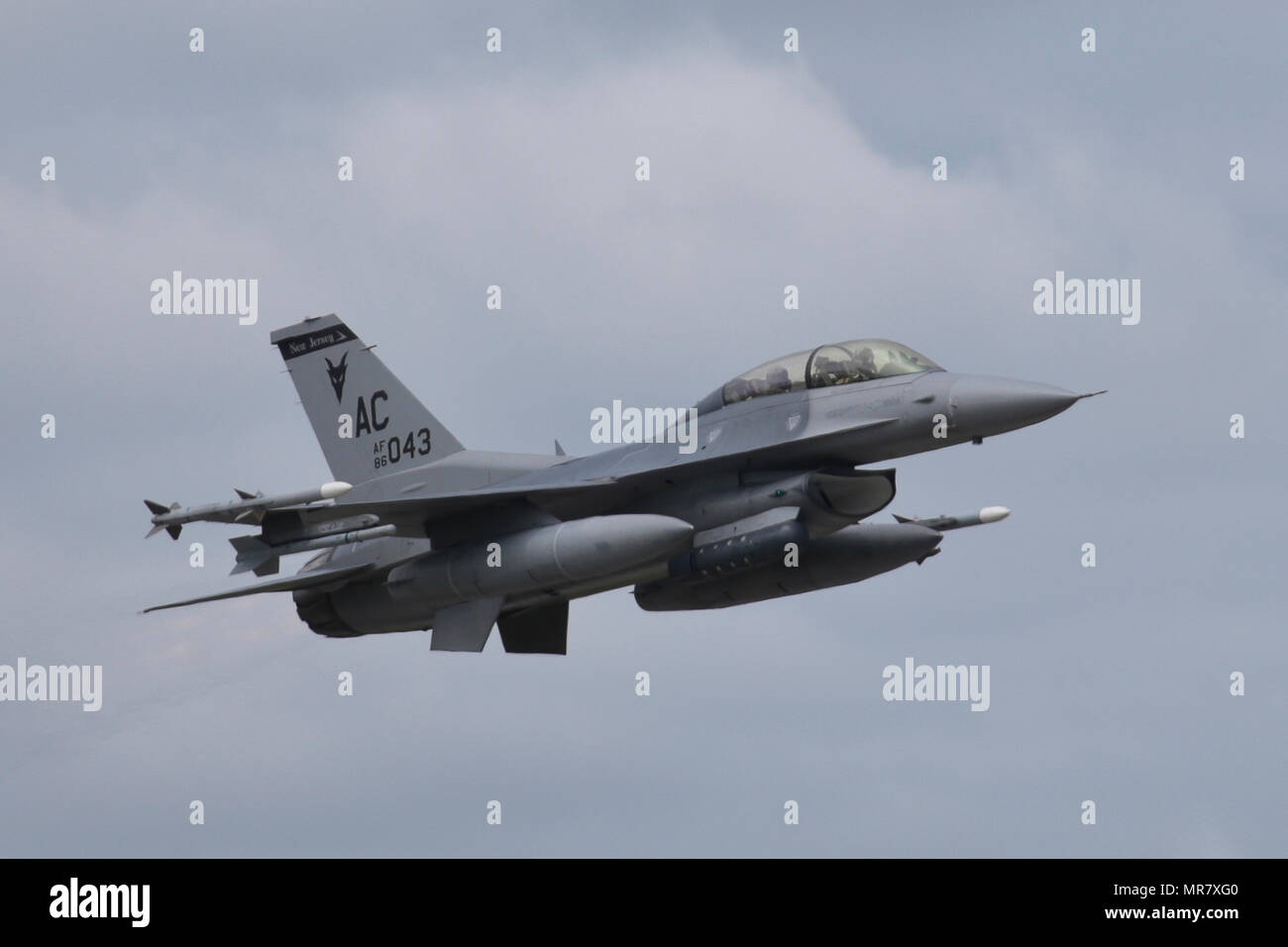 On May 24, 2017, a New Jersey Air National Guard F-16D Fighting Falcon ...