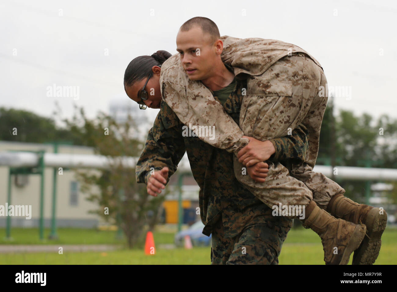 U.S. Marine Corps Rct. Richard Borley with Platoon 2040, Golf Company ...