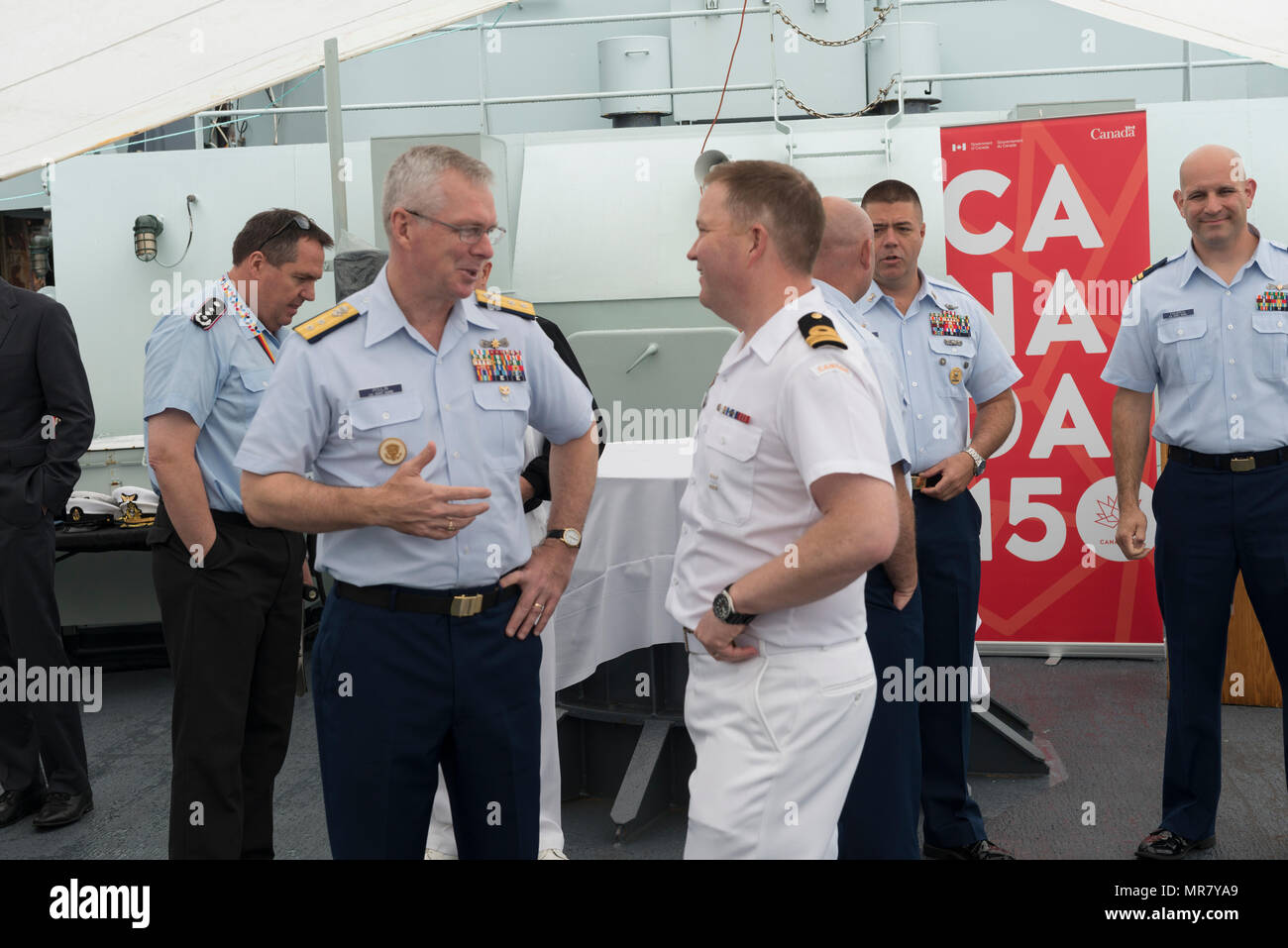 Rear Adm. Steven D. Poulin, commander of First Coast Guard District ...