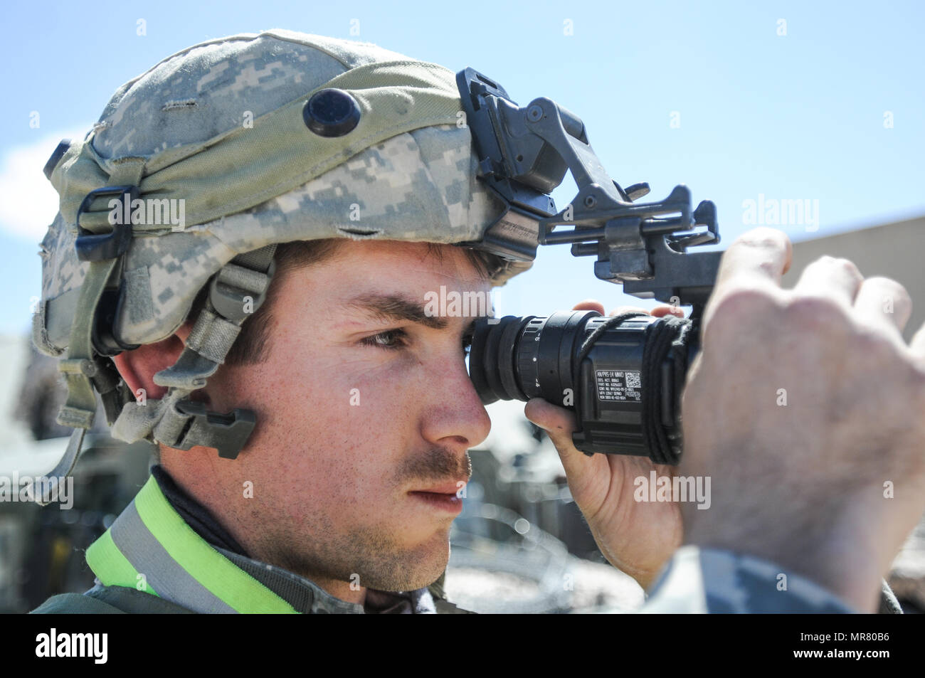Sgt. Cayle Bane, truck commander for 2d Battalion, 198th Armored ...