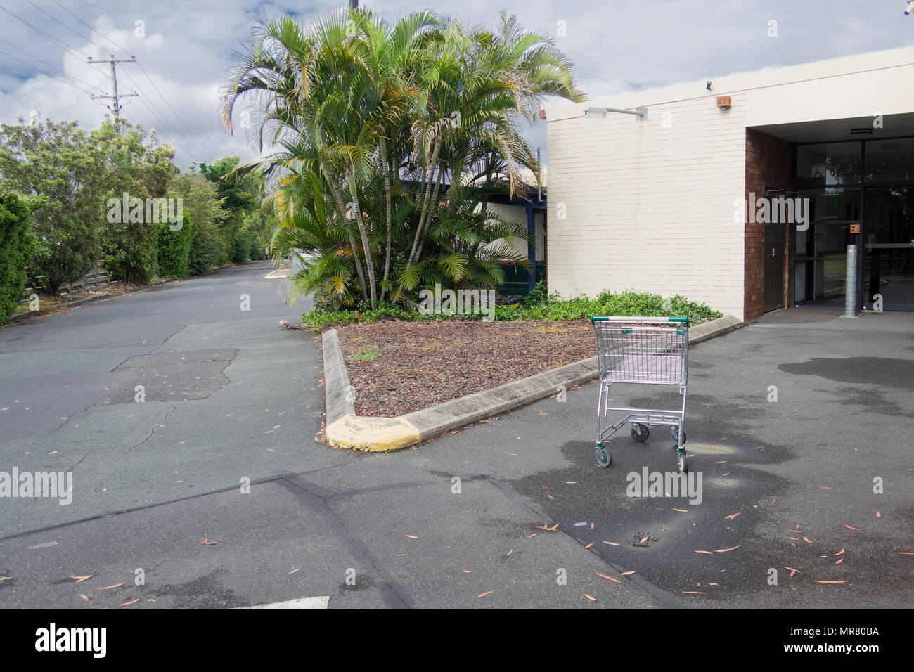 Found abandoned at the rear of the shopping mall Stock Photo - Alamy