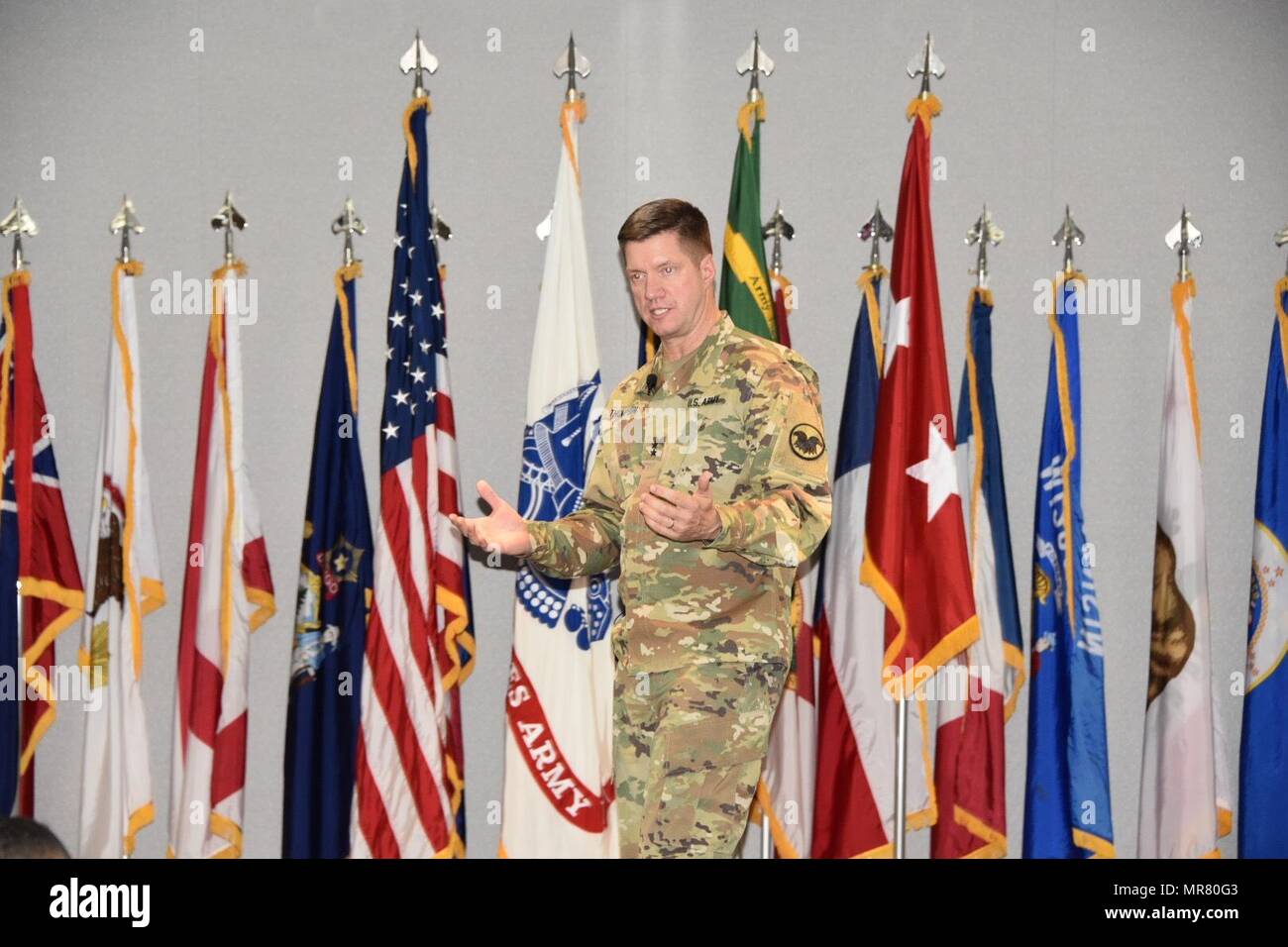 Lt. Gen. Tracey Thompson, deputy commanding general- support, U.S. Army ...