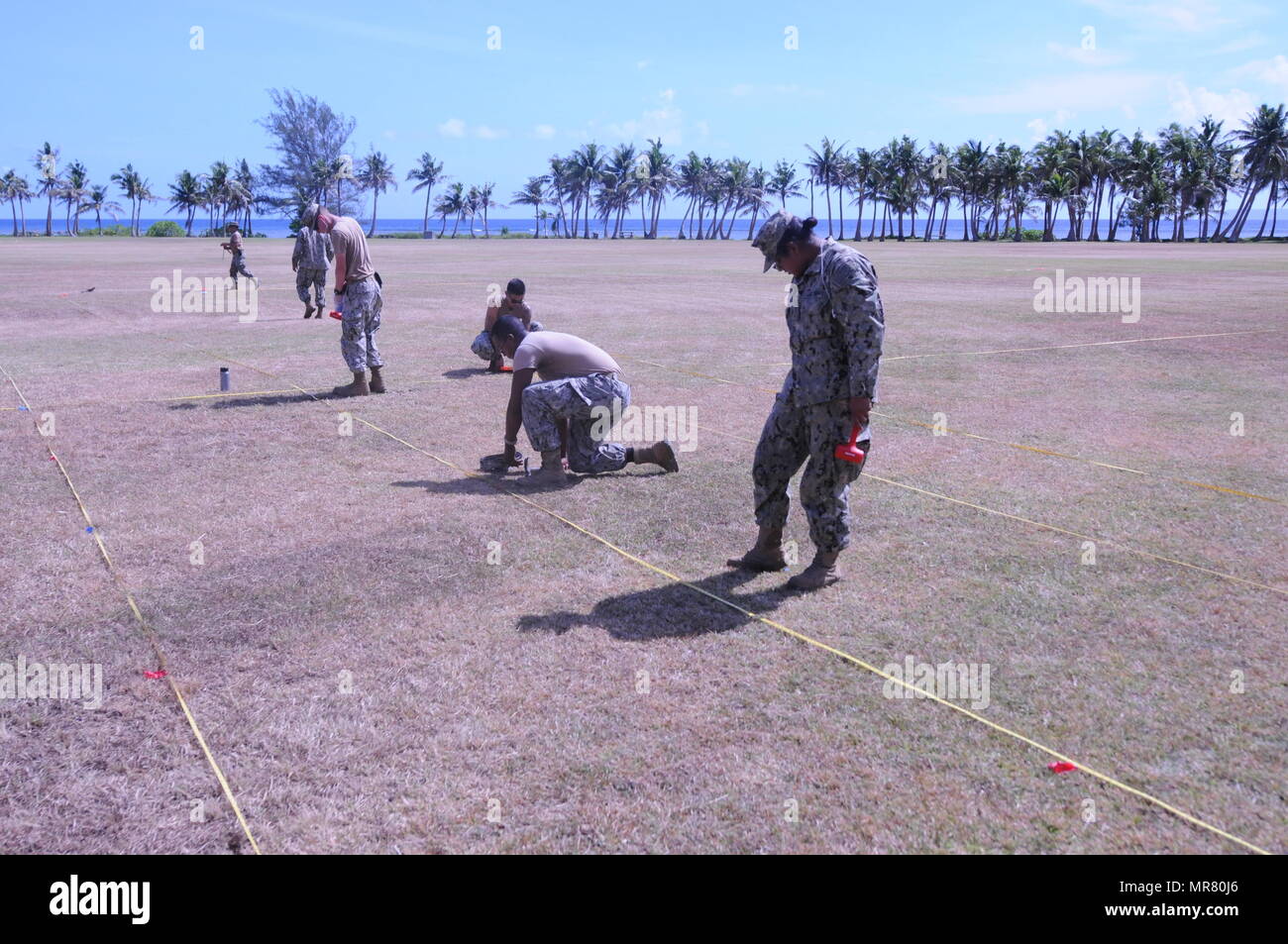 ASAN, Guam (May 25, 2017) Members assigned to Naval Mobile Construction ...