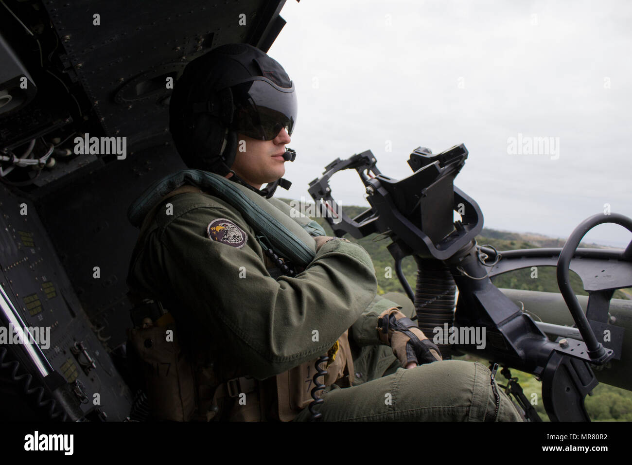 U.S. Marine Corps Staff Sergeant Brandon Snyder, aircrew training ...